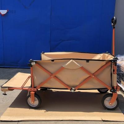 中国 車輪のトロリーに沿う調節可能なハンドル折りたたみワゴン カートの折りたたみ引き 販売のため