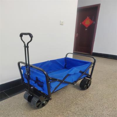 中国 多目的青い折るワゴンはステーション ワゴンをカスタマイズするロゴを折る 販売のため