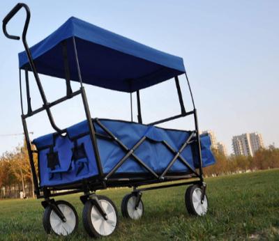 中国 実用的な折りたたみワゴン カートの屋外の庭すべての地勢の折りたたみのカート120cm 販売のため
