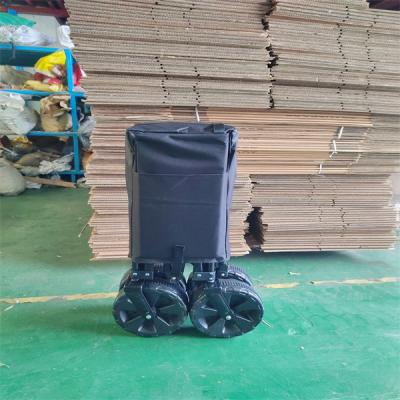中国 360° Swivel Wheels Garden Wagon Trolley Cart Foldable Customized Color 販売のため