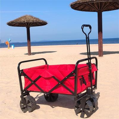中国 ロール容器のオールテレイン車輪の実用的なキャンプのステーション ワゴン折りたたみワゴン折りたたみの実用的なカート 販売のため
