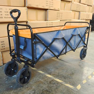 中国 Outdoor Folding Camping Cart All Terrain Collapsible Extended Stroller Wagon 販売のため