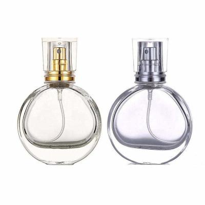 Cina Bomboletta spray per profumo a forma ovale Ricarica per spruzzatore in vetro trasparente da 25 ml in vendita