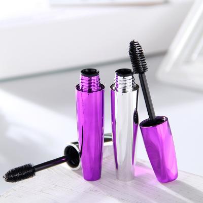 Cina Il ciglio di plastica placcato del silicone della metropolitana della mascara spazzola la bottiglia vuota capa della mascara in vendita