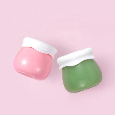 Cina I barattoli cosmetici di plastica glassanti di plastica acrilici con il coperchio bianco per il labbro crema sfregano il contenitore in vendita