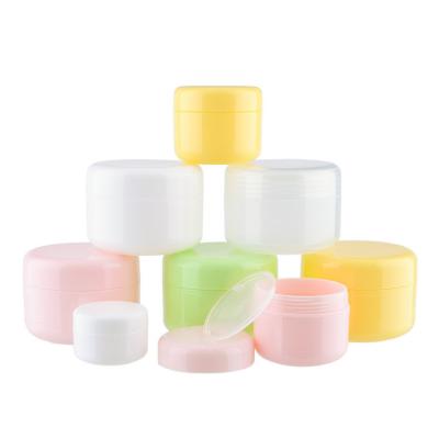 Cina Barattolo cosmetico di plastica crema all'ingrosso del fronte della crema di fronte pp con la scatola crema cosmetica della linguetta di tirata in vendita
