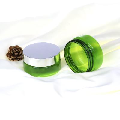 Cina Il chiaro cosmetico di plastica verde dell'ANIMALE DOMESTICO stona la serigrafia 80ml in vendita