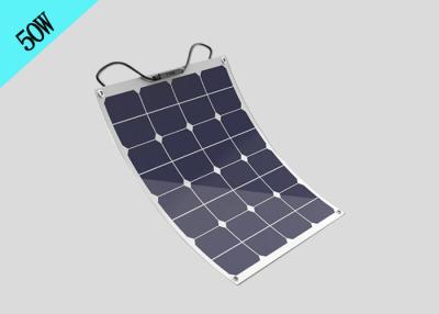 Cina Un pannello solare flessibile da 50 watt, sistema monocristallino dei pannelli solari del silicio di Sunpower in vendita