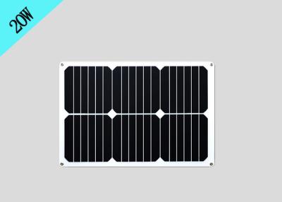 Cina 18V 0.9A ha prodotto i piccoli pannelli solari flessibili 20w impermeabile monocristallini in vendita