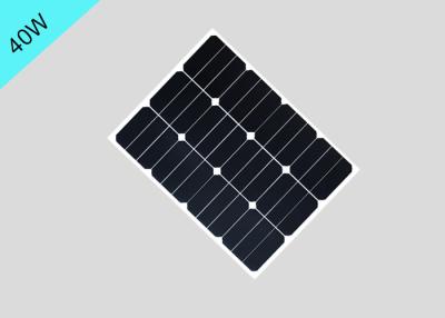 Cina Cellule monocristalline di durata della vita pannelli solari flessibili lunghi di Sunpower dei piccoli 40 watt in vendita