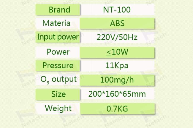generatore dell'ozono della famiglia di concentrazione in ozono di 100 mg/H per stanza/toilette/cucina