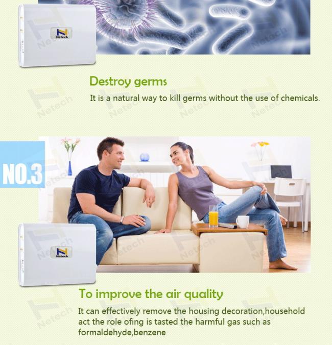 generatore dell'ozono della famiglia di concentrazione in ozono di 100 mg/H per stanza/toilette/cucina