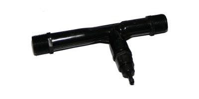 Cina PVDF Black Venturi With Different Water Flow Rate For Water Treatment System in vendita