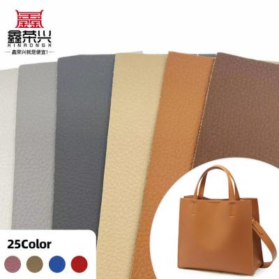 Cina 1.0mm PVC resistente all'usura in intaglio 137 Litchi Grain pelle sintetica artificiale per sedile auto tappetino divano sedia cintura tessuto di pelle finta in vendita