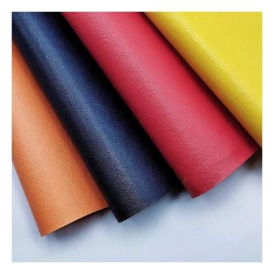 China Venta al por mayor Pvc de cuero falso Bolso de caja de zapatos Cuaderno de notas Patrón de agujero de alfiler Tejido de cuero sintético artificial en venta
