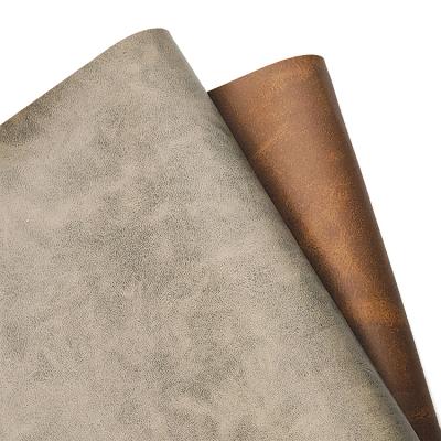 China 0.6mm Thickness 54/55" Width PVC Leather Faux Leather Fabric with 140cm Width for Multi-Application for sale