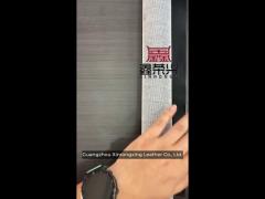 PVC Embossed Synthetic Leather for Furniture Upholstery 140cm Wide
