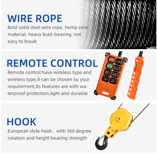 Electric hoist technical specifications