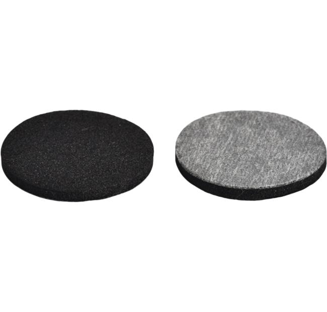 EVA foam foot pads showing adhesive backing and foam structure