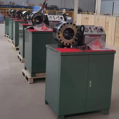 China Estructura compacta hidráulica de la máquina de la manguera de 1/8 a 2 pulgadas que prensa en venta