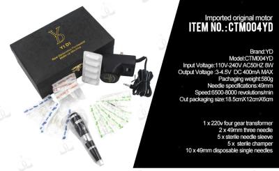 China Máquina permanente estável da tatuagem da composição do YD com C.A. ajustável 110~220V da tensão à venda