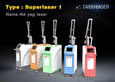中国 10HZ Q -転換されたNd Yagレーザー1064及び532 nmの入れ墨の顔料の取り外し機械 販売のため