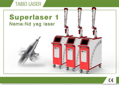 中国 1064nm ND Yagレーザー レーザーの疣の取り外し機械/QはYagレーザーの黒の人形機械を転換しました 販売のため