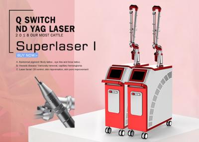 Cina 1064nm Q ha commutato la macchina di rimozione del tatuaggio della pigmentazione 532nm del laser del ND Yag in vendita