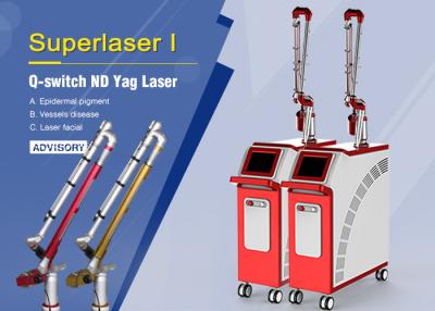 Cina Grande macchina di rimozione del tatuaggio del laser del ND Yag del commutatore del punto 1064nm Q/ringiovanimento della pelle in vendita