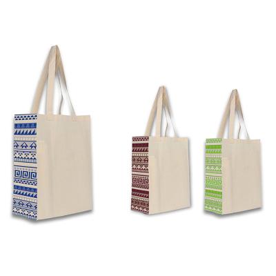 Cina Borsa ecologica 100% della maniglia della stampa del cotone della borsa su ordinazione alla moda della tela in vendita