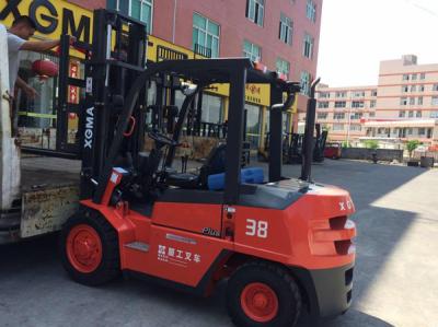 China Caminhão de empilhadeira diesel de 3,8 toneladas com velocidade de levantamento diesel do motor 360mm/S de Xinchai à venda