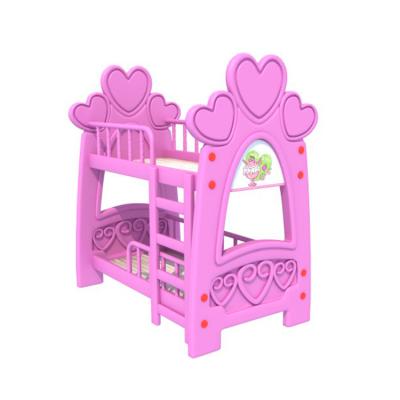 Cina Kindergarten coloful plastic mordren children bunk bed in vendita