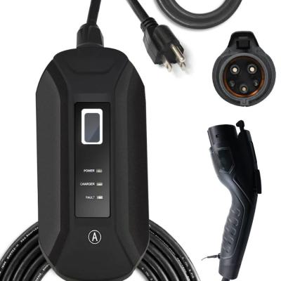 Cina 3.5KW EV Portable Chargers Type 1 16A 240V Portable Type A TPE Electrical Plug EV Charger with CE FCC in vendita