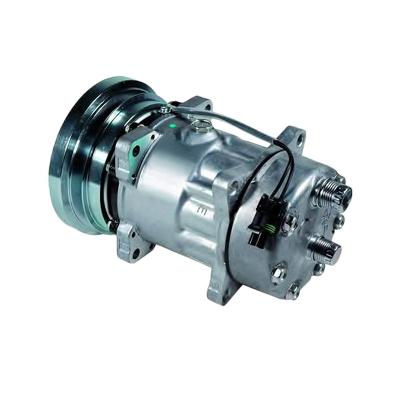 中国 China supplier 114-9484 114-9487 automobile 12 volt SD7H15 sanden air conditioning compressor for Challenger Caterpillar 販売のため