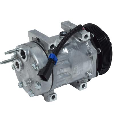 Cina Wholesale ACTECmax 6pk 125mm 12v portable 709 auto ac compressor for Navistar in vendita