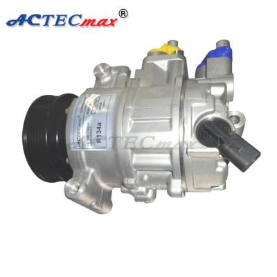 Cina OEM 4F0260805AE 8E0260805AG 8E0260805BP 8E0260805CD 12v 100MM 6PK car ac 6seu14c compressor for audi a4 in vendita