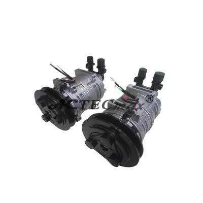 中国 TM21 Auto air conditioning compressor tm21 compressor 24v 1B/1A groove R-404a R134a 販売のため