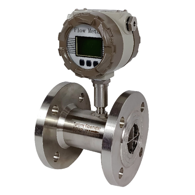 High precision turbine flow meter for liquid measurement