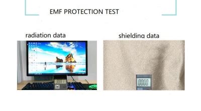 Chine Calotte rayée argentée de casque d'EMF à vendre