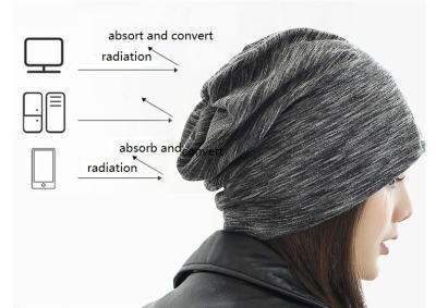 Chine Calotte rayée argentée de casque d'EMF à vendre