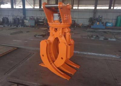 Chine La rotation d'excavatrice de conception de bloc supérieur attaquent la peau d'orange pour la saisie en bois de bois de construction à vendre