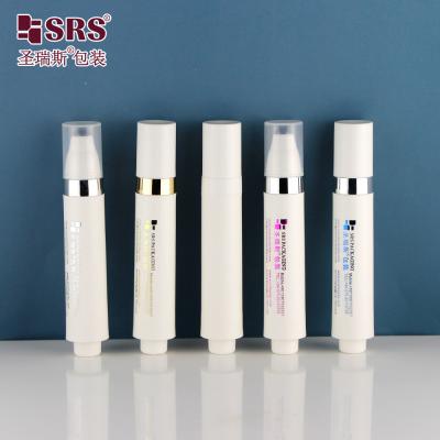 Cina 10ml PP PCR Materiale riciclato Plastica Personalizzazione Stile Stampa Massaggio senza aria Siero oculare 1/3 oz Roll On Bottles in vendita