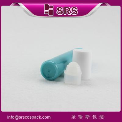 China Botella de plástico de 15 ml de alta calidad con bola de pp,rollo de perfume vacío en la botella en venta