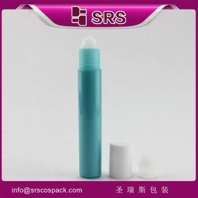 China Botella de plástico de 15 ml de alta calidad con bola de pp,rollo de perfume vacío en la botella en venta