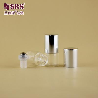 China BLP-1ML Glass Tube Roll On Bottle with Painting Decoration Available No Leakage Advantage for sale