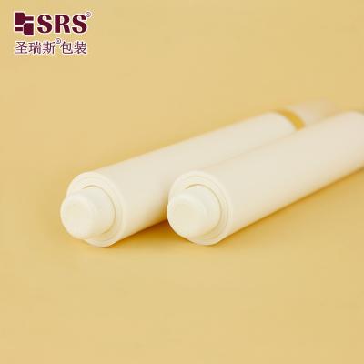 China AY 15ML Injectie Witte Glanzende Matte Afwerking Ronde Pen Vorm Airless Roll On Fles Voor Oogcrème Container Te koop