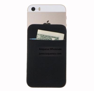 China Manufactor Produce Lycra Smart wallet 3M sticker Lycra smart wallet for sale