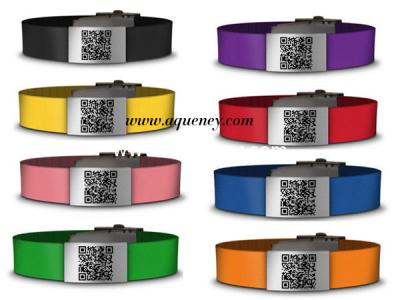 China www.google.com custom color custom size silicone bracelet with metal for sale