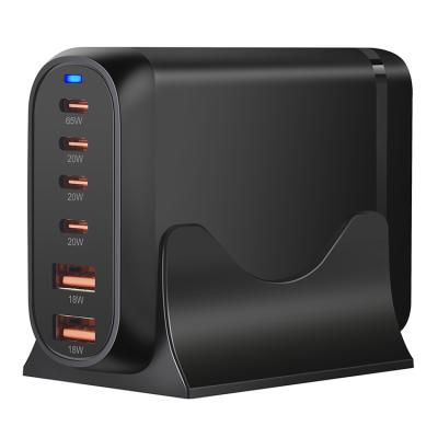 China OEM ODM 160w Fast Charging Type c Adapter Charger Multiport 6 in 1 Usb c Hub Te koop