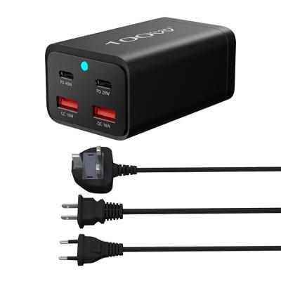 China Multi 100w Pd Charger 5 Port USB C Charger Block Fast Charging Station Desktop Charger Travel Power Adapter voor Laptop Te koop